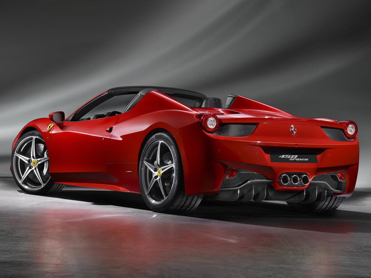 Ferrari 458 technical specifications and fuel economy